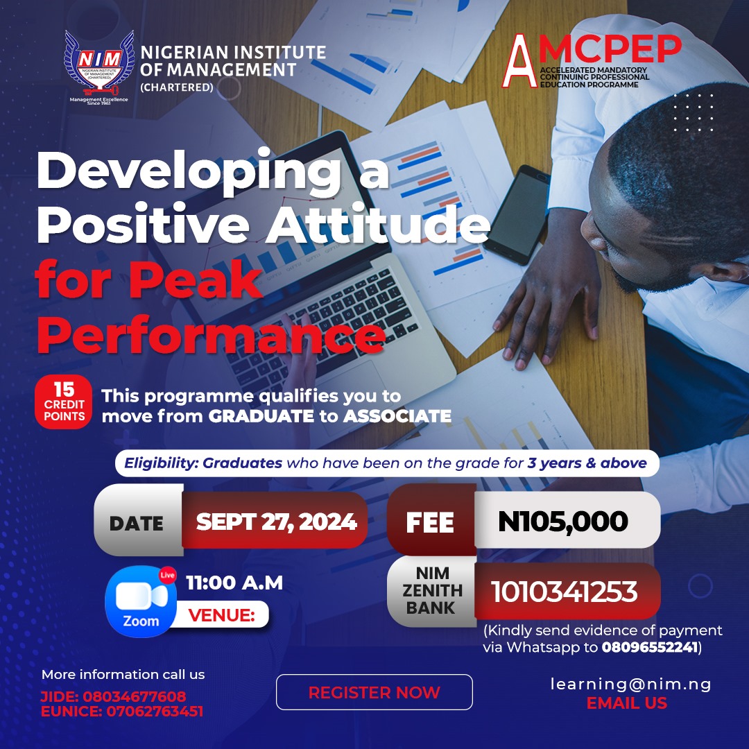 Nigerian Institute of Management (chartered)