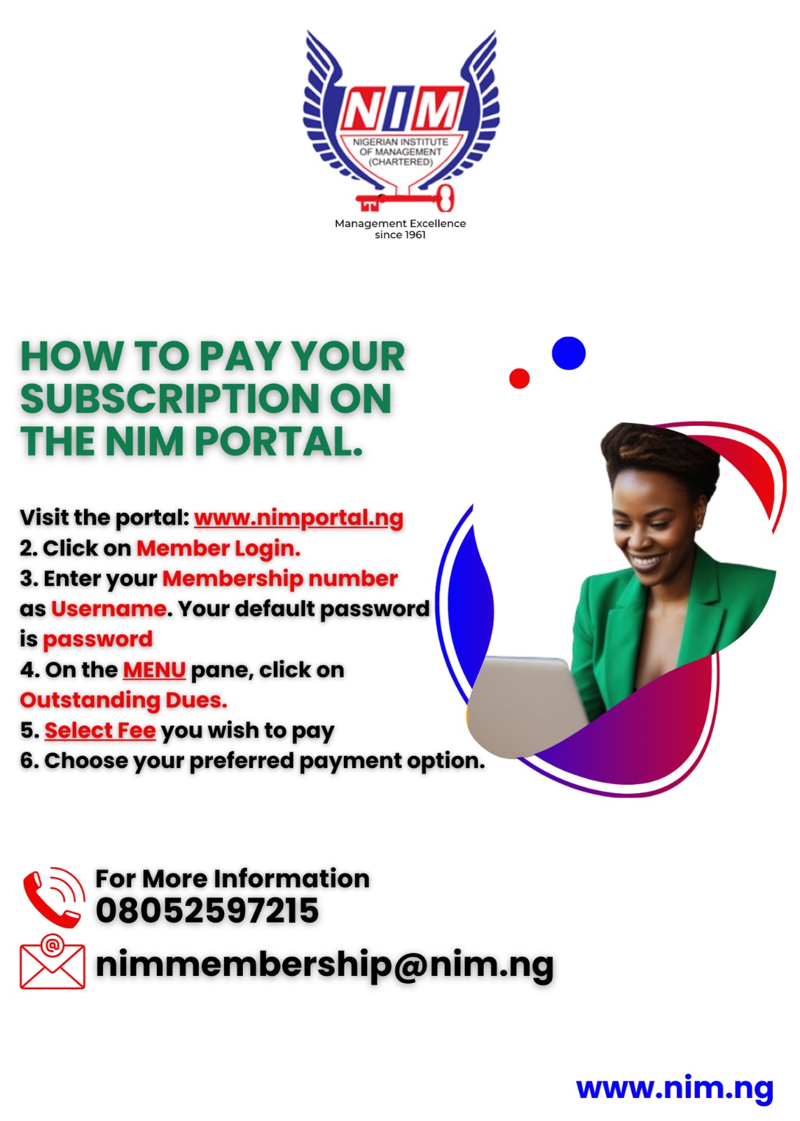 Nigerian Institute of Management (chartered)