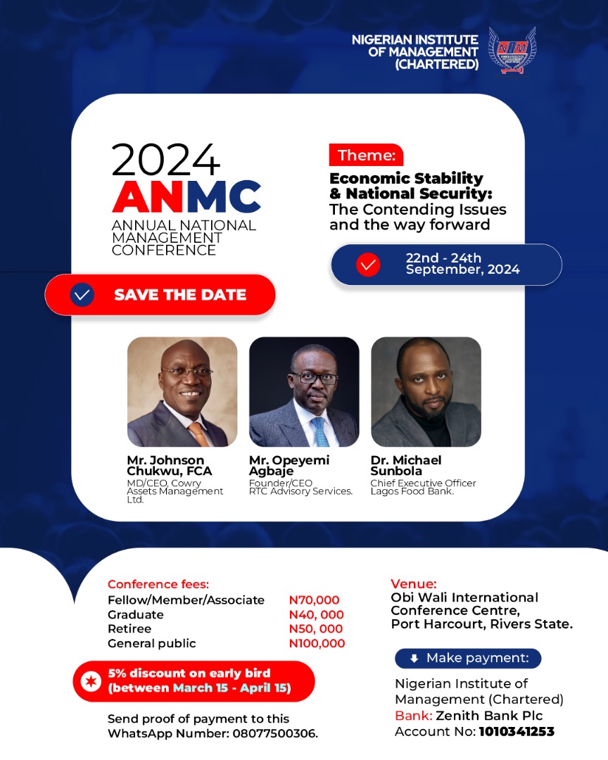 Nigerian Institute of Management (chartered)