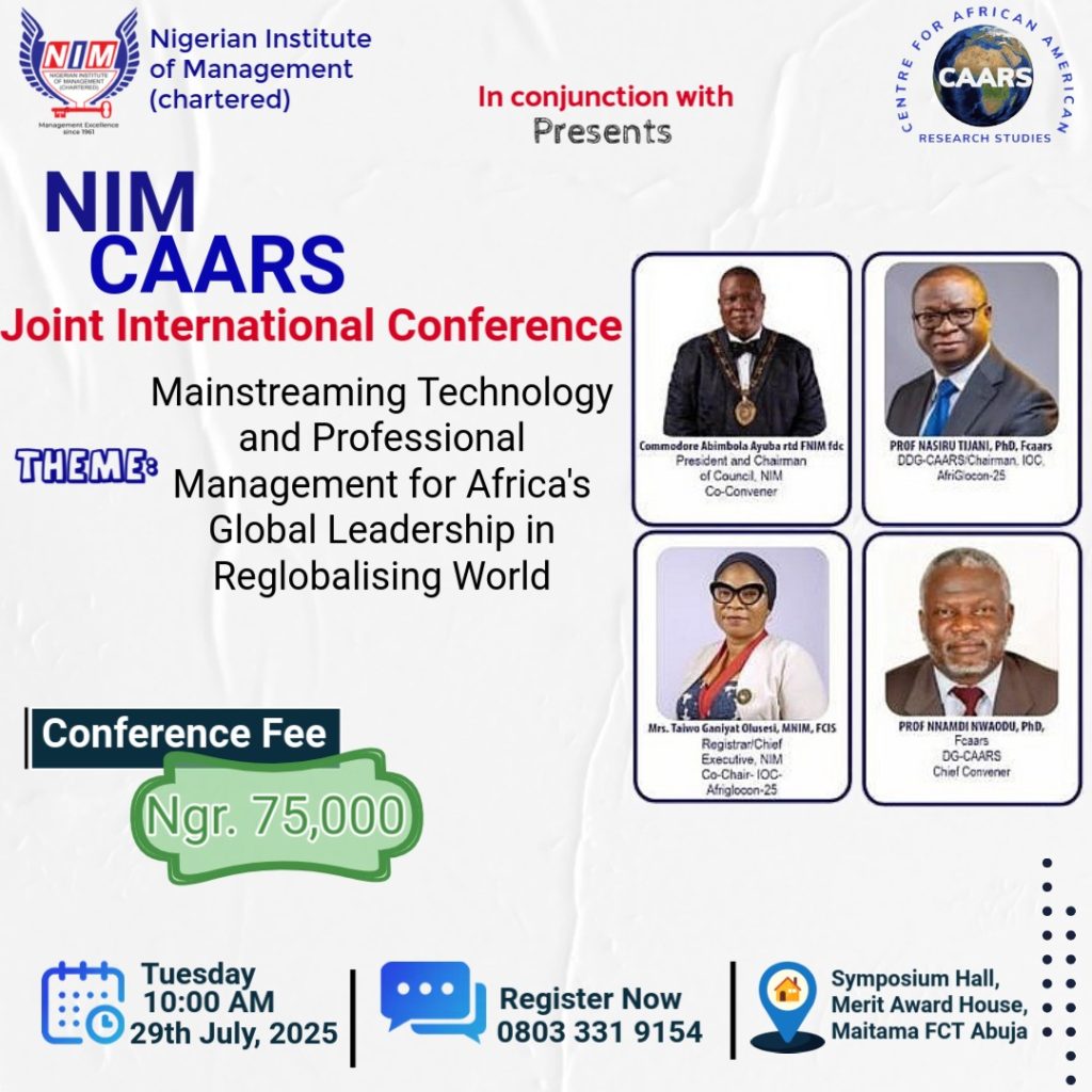 AfriGloCon 2025 – Nigerian Institute of Management (chartered)