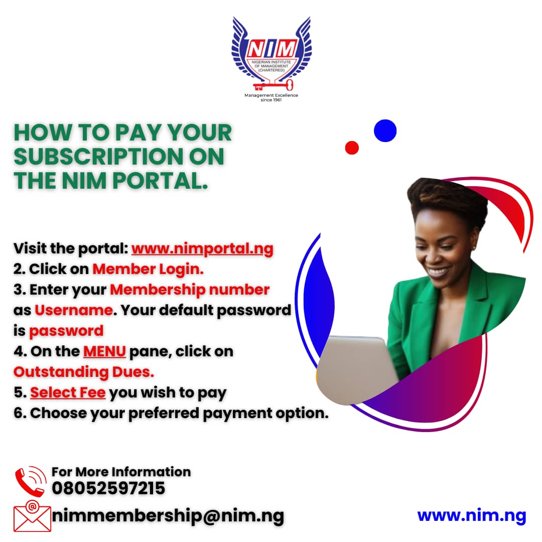 Nigerian Institute of Management (chartered)