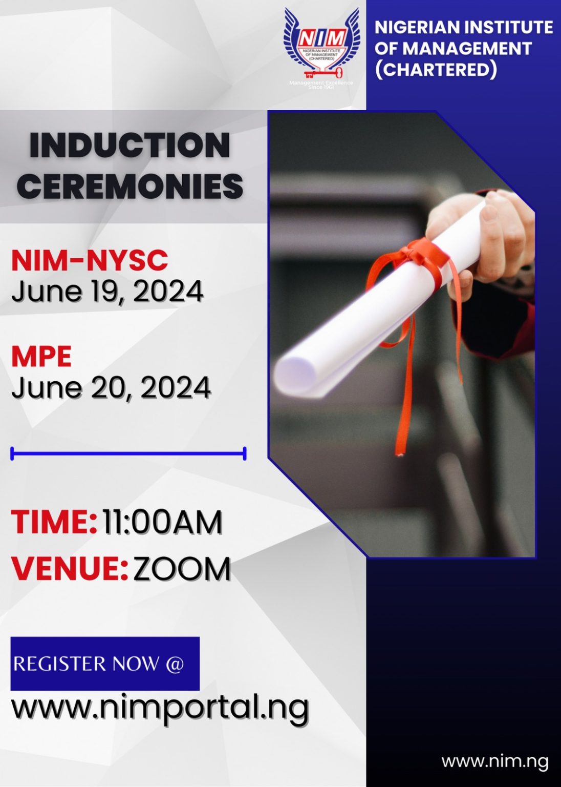 Nigerian Institute of Management (chartered)