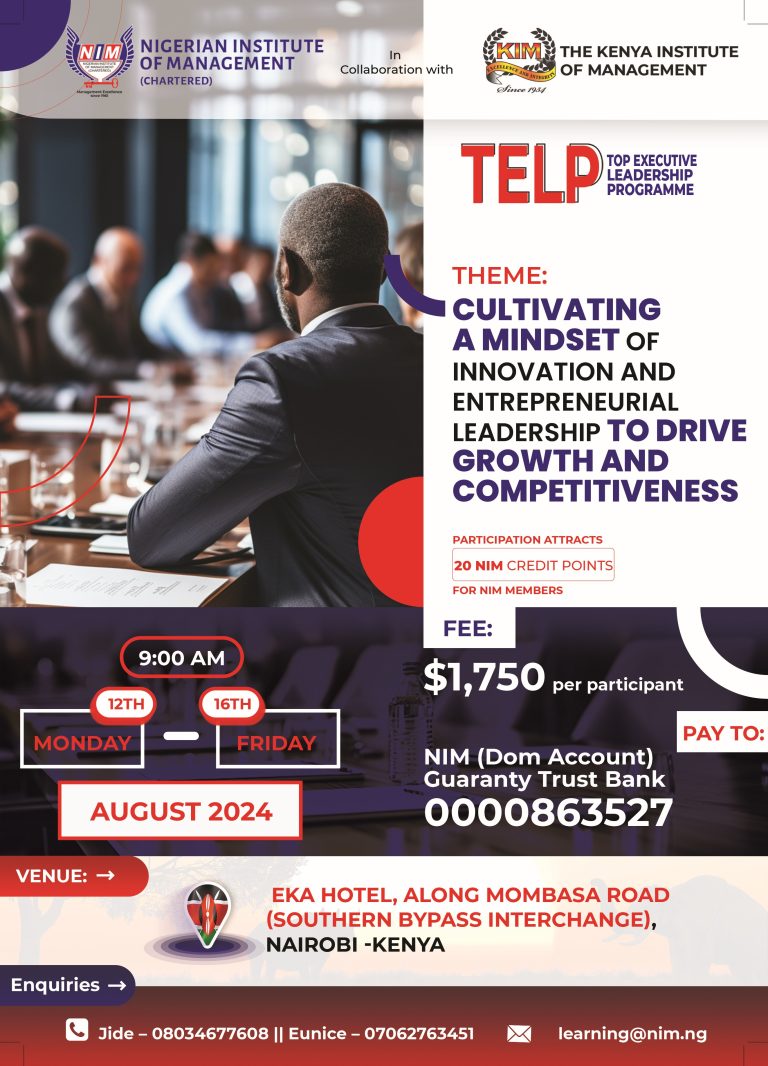 Nigerian Institute of Management (chartered)